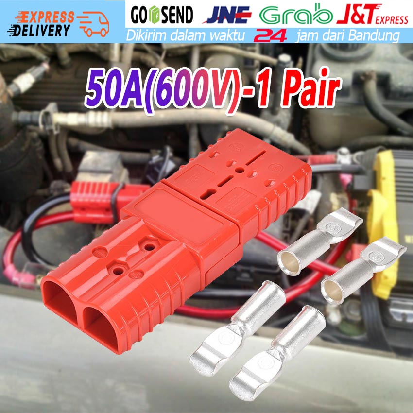 Jual 2PCS/SET Socket Battery Anderson for Forklift Connector Battery ...