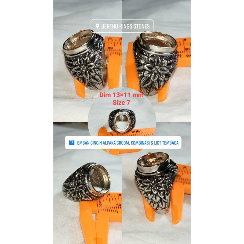 Jual Emban Ring Cincin Alpaka Ukir | Shopee Indonesia