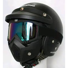Jual Helm Cargloss Retro Goggle Google mask | Shopee Indonesia