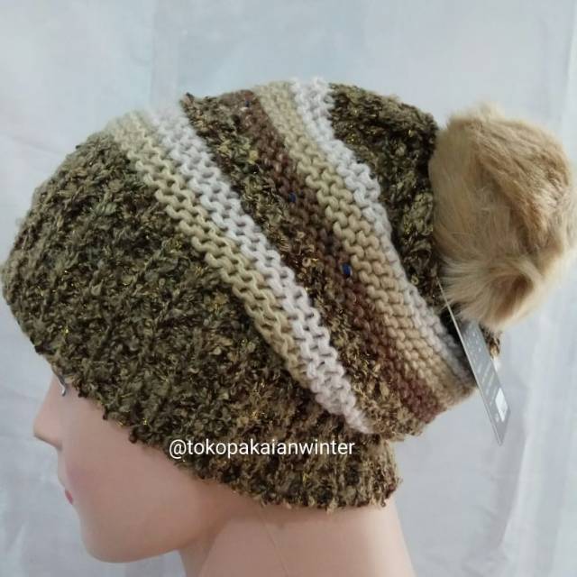 Jual Kupluk Topi Rajut Wol Segala Musim Dingin Musim Semi Dewasa Ada ...