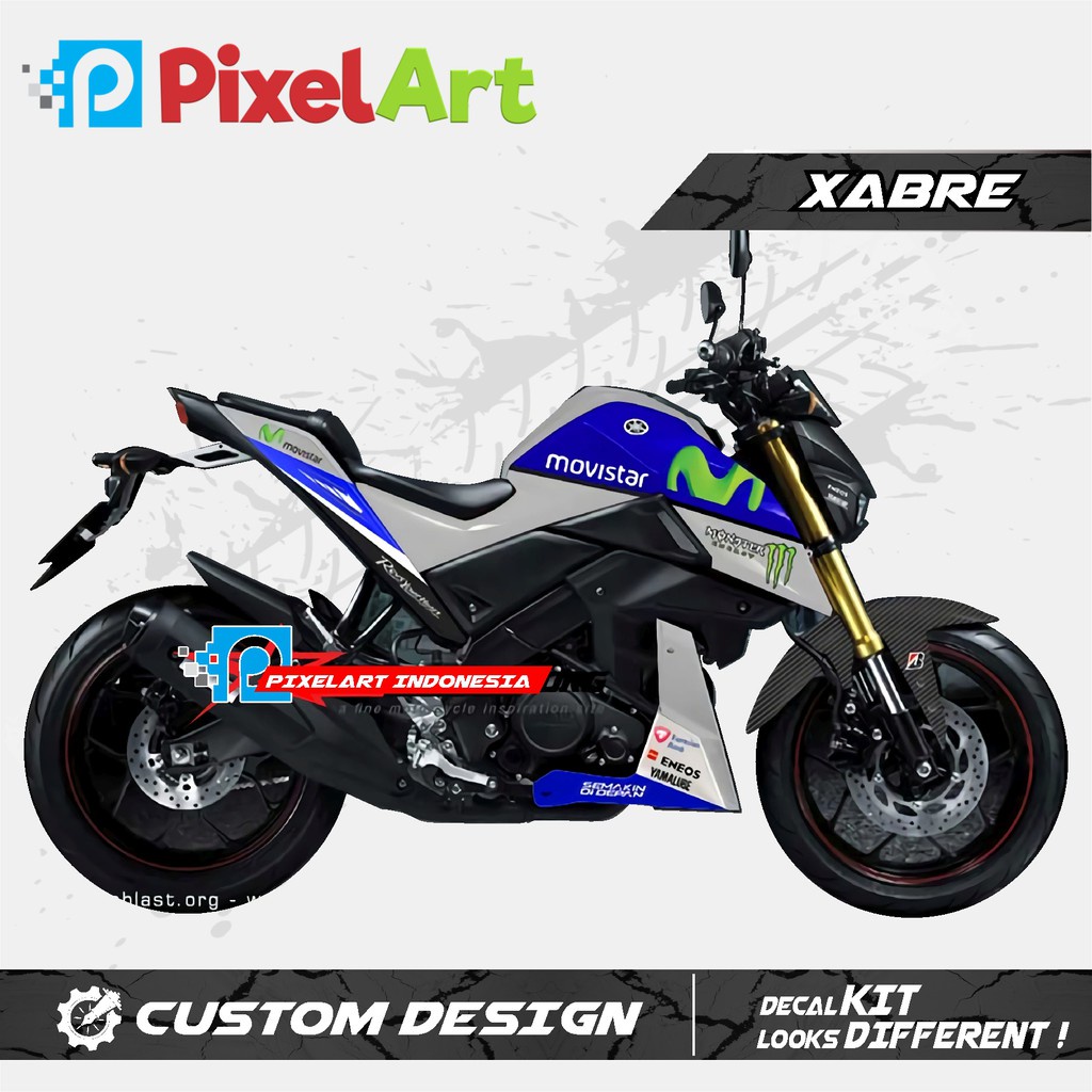Jual STICKER DECAL MOTOR YAMAHA XABRE FULL BODY PREMIUM QUALITY SUDAH ...