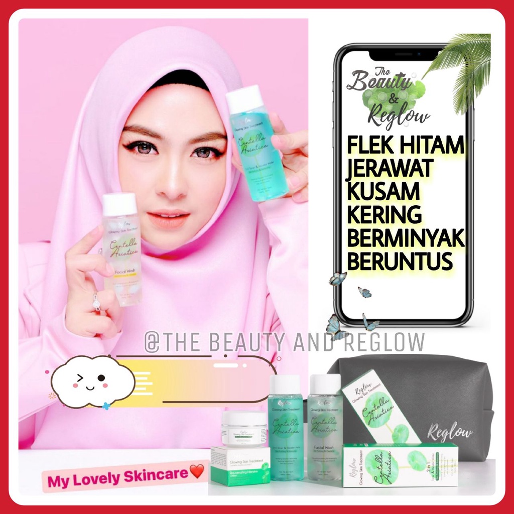 Jual REGLOW SERIES Cream Glowing skin Treatment Original BPOM - RE GLOW ...