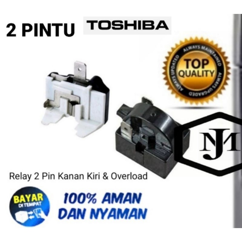 Jual [BISA COD] Relay Overload Kulkas 2 Pintu Toshiba | Shopee Indonesia