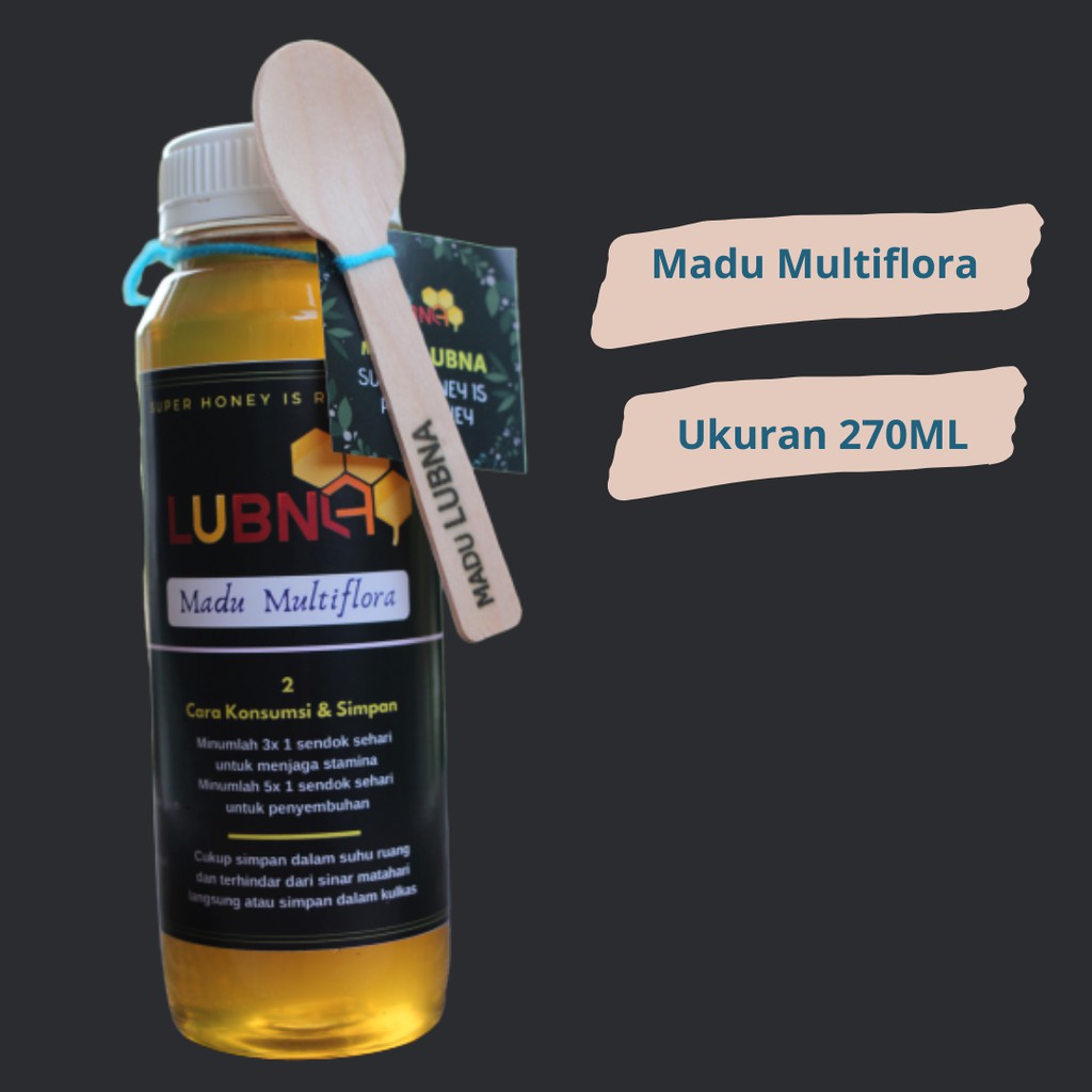 Jual MADU ASLI BUNGA MULTIFLORA 270 ML | Shopee Indonesia
