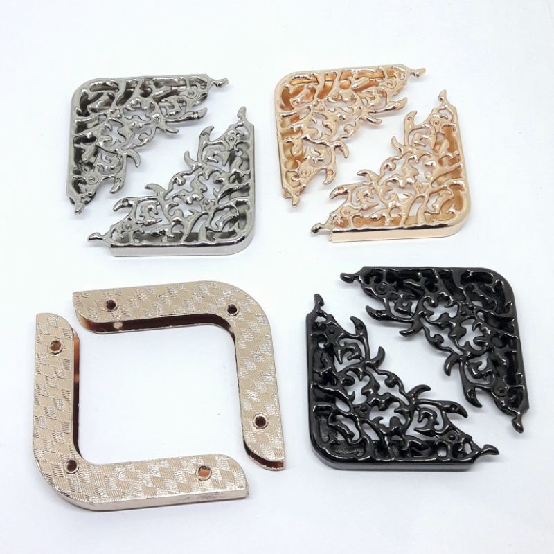 Jual SIKU BESI SUDUT TAS / AKSESORIS ORNAMEN HIASAN TAS WANITA | Shopee ...