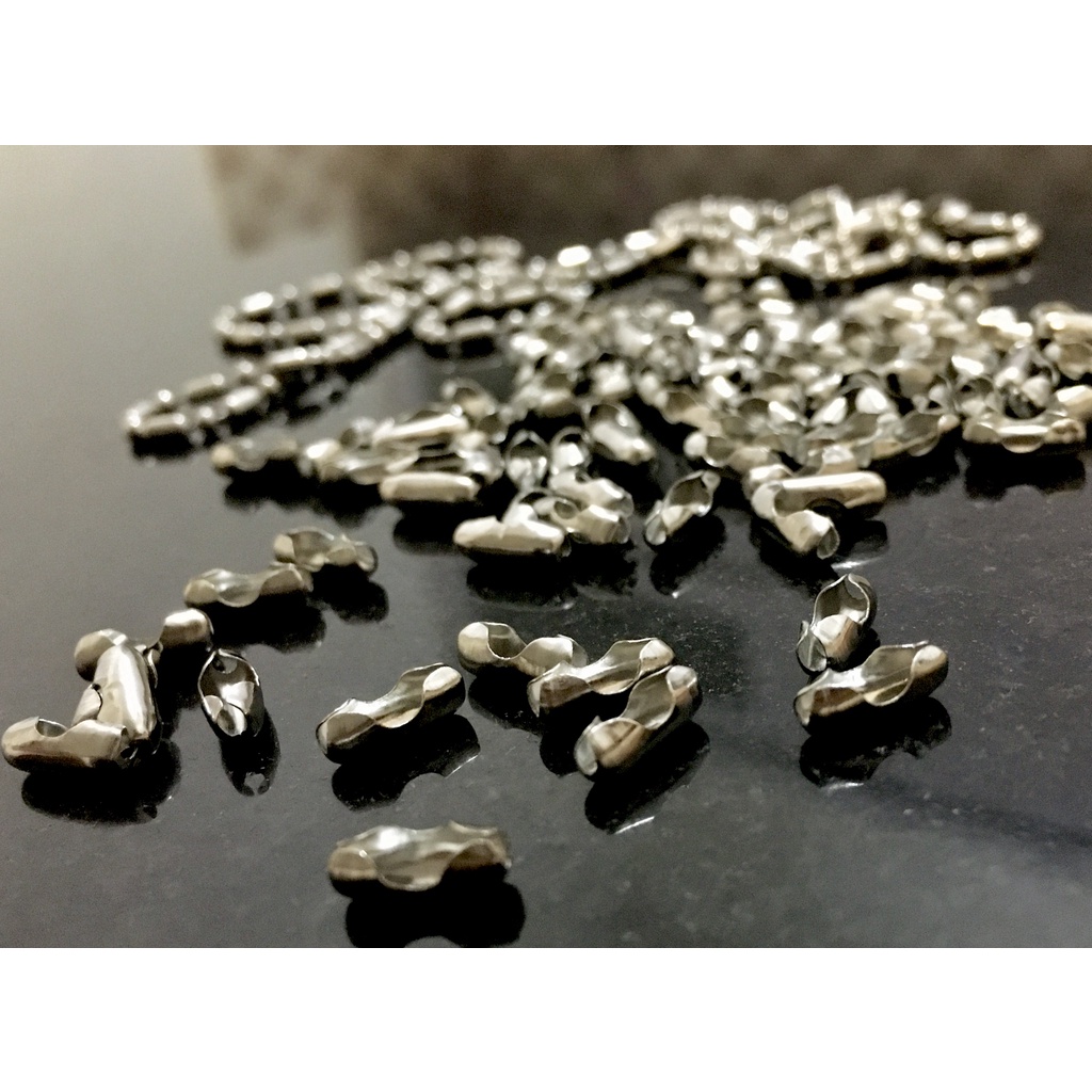 Jual Pengait rantai kalung biji bambu dan biji Lada ( Stainless Steel ...