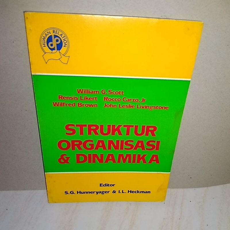 Jual STRUKTUR ORGANISASI DAN DINAMIKA | Shopee Indonesia