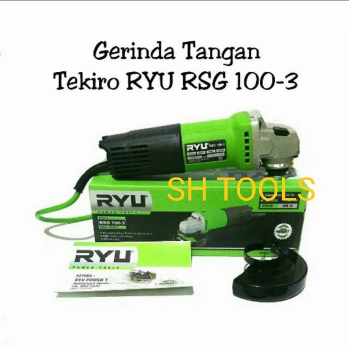 Jual MESIN GERINDA TANGAN RYU RSG 100 - 3 RSG100 GURINDA 4 INCH ...