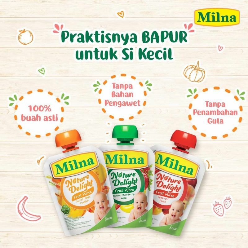 Jual Milna Nature Delight Pure / Jus buah 80ml | Shopee Indonesia