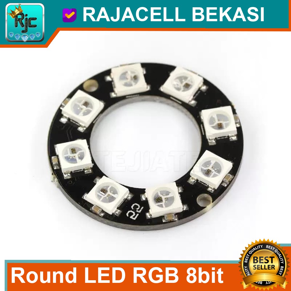 Jual Round LED RGB 8bit WS2812 WS2812B 5050 builtin driver Neopixel ...