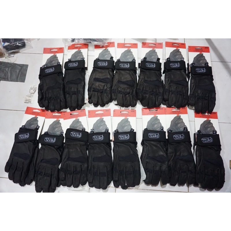 Jual Petzl Cordex Plus Gloves Belay rappel gloves sarung tangan kulit ...