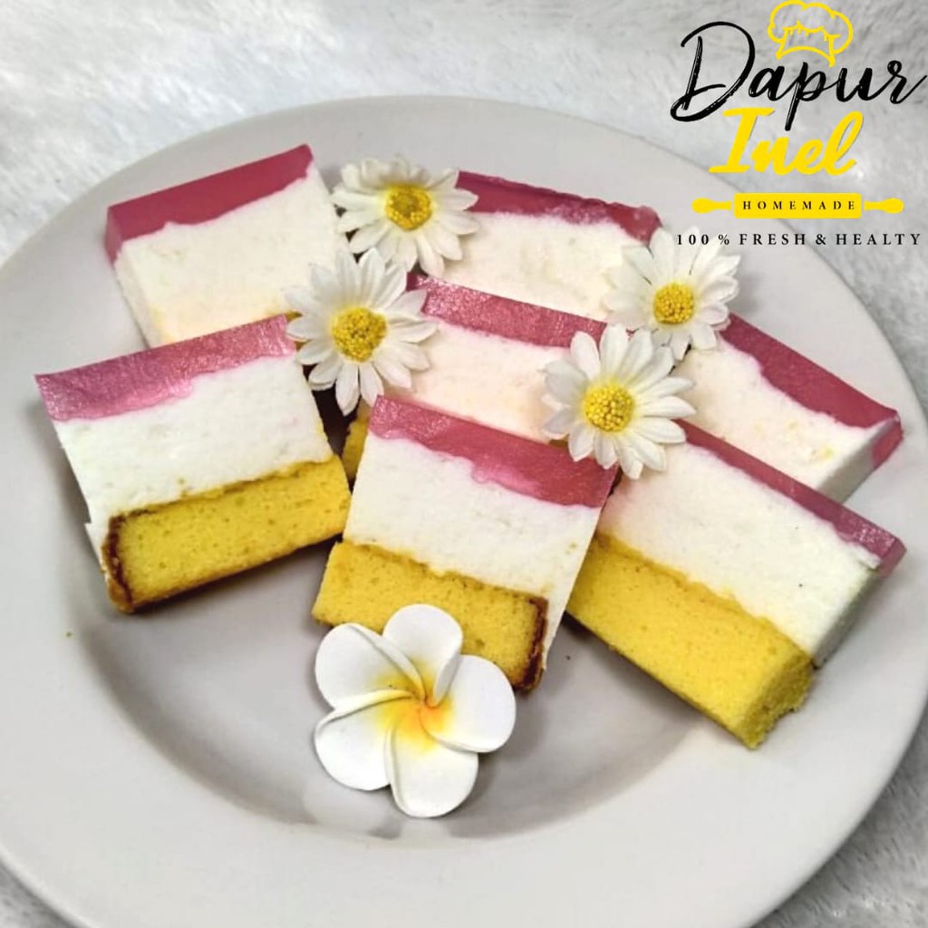 Jual kue agar busa cake busa jelly cake jelly busa bolu agar | Shopee ...