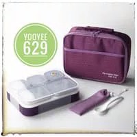 Jual homebeauty888 Yooyee 629 set kotak stainless + tas tempat makan ...