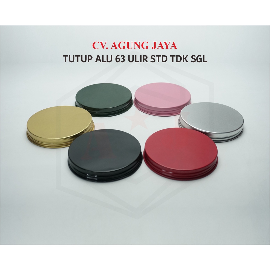 Jual Tutup Alumunium Ulir 63/Tutup Ulir/Tutup Tidak Segel/Yk | Shopee ...