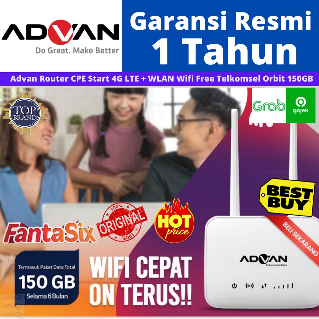 Jual Modem Router Advan CPE20 Start Wifi 4G UNLOCK (Battery 2000mah ...