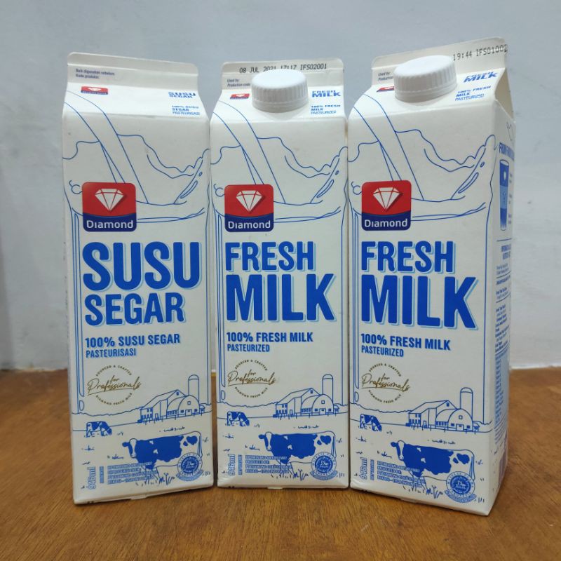 Jual Fresh Milk Diamond Susu Segar Diamon 946 ml | Shopee Indonesia
