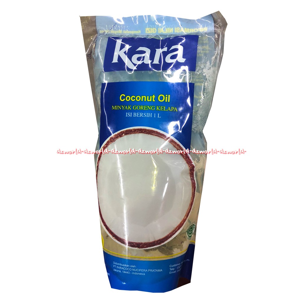 Jual Kara Coconut Oil 1L Minyak Goreng Kelapa Bebas Kolestrol 1 Liter ...