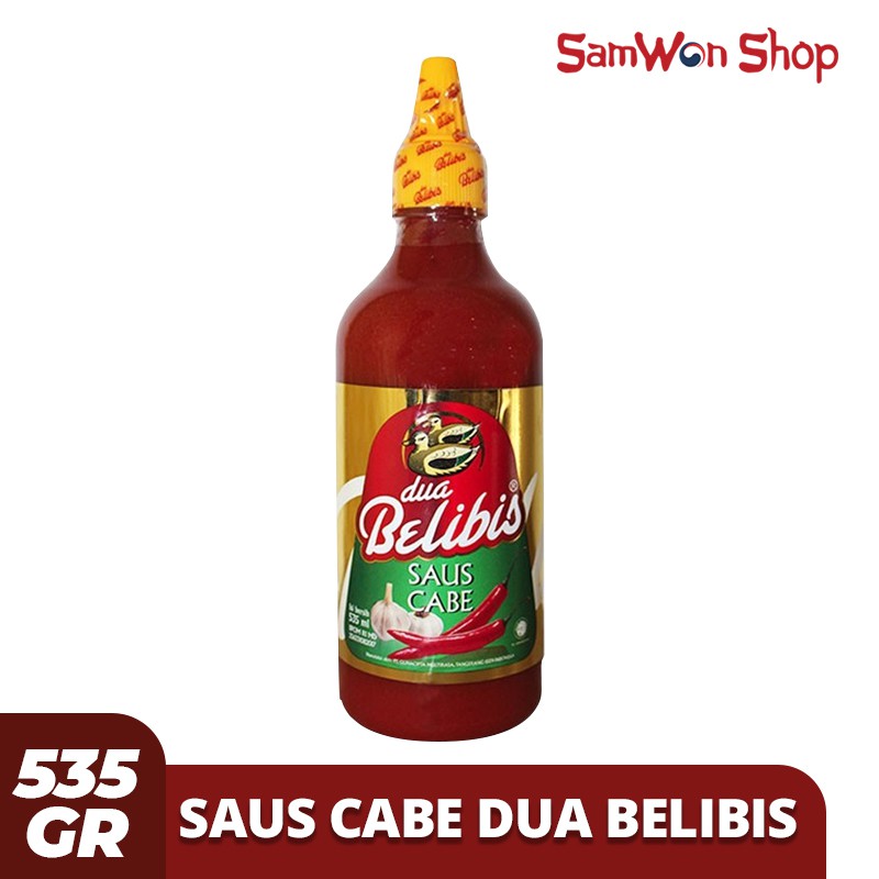 Jual SAOS CABE BELIBIS BOTOL 535 ML - DUA BELIBIS SAOS SAMBAL ASLI ...
