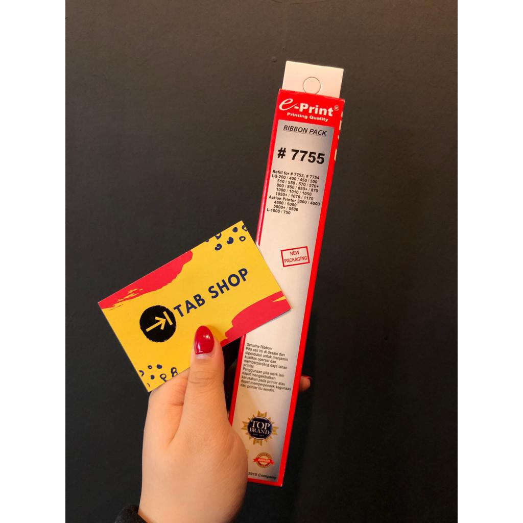 Jual TAB SHOP - EPRINT REFILL RIBBON CARTRIDGE 7755 10M - PITA ISI ...