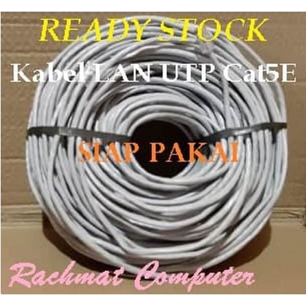 Jual Kabel LAN 55M Cat5E Siap Pakai 55Meter UTP Cable 55 M Network 55 ...