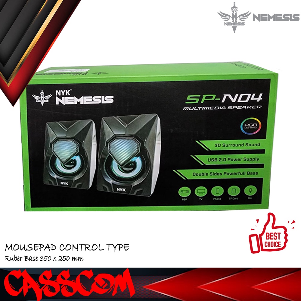 Jual Speaker Gaming Stereo Audio RGB NYK Nemesis SP-N04 | Shopee Indonesia