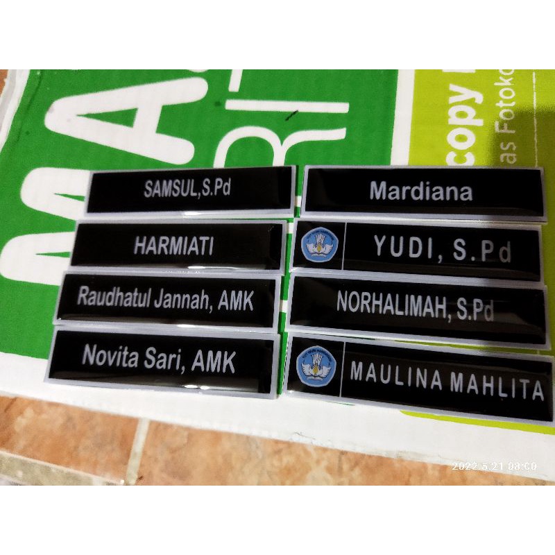 Jual Name Tag / Nama Dada | Shopee Indonesia