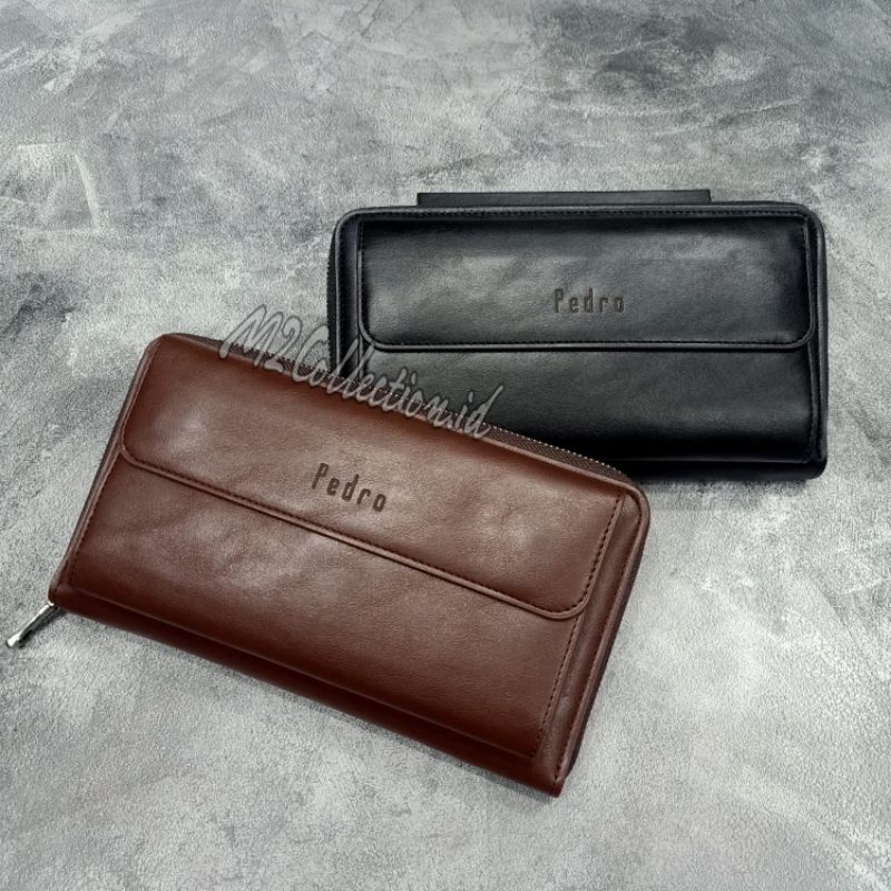 Jual Handbag Pedro Leather Clutch Tas Tangan Kulit Import | Shopee ...