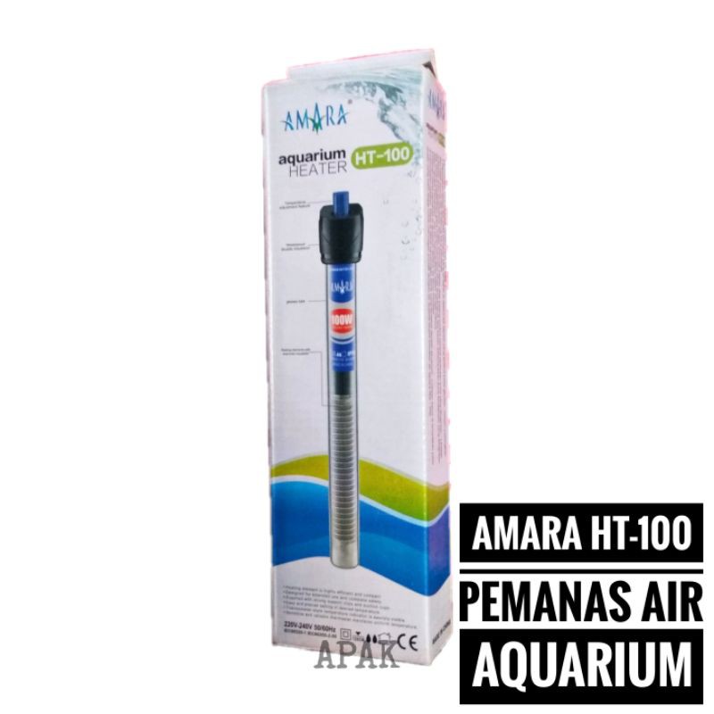 Jual Amara HT-100 heater pemanas air aquarium 100 watt aquascape ...