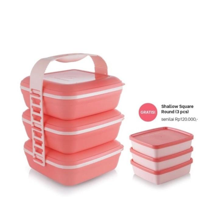 Jual Velian | Rantang Susun Tupperware Picnic Set Trio | Shopee Indonesia