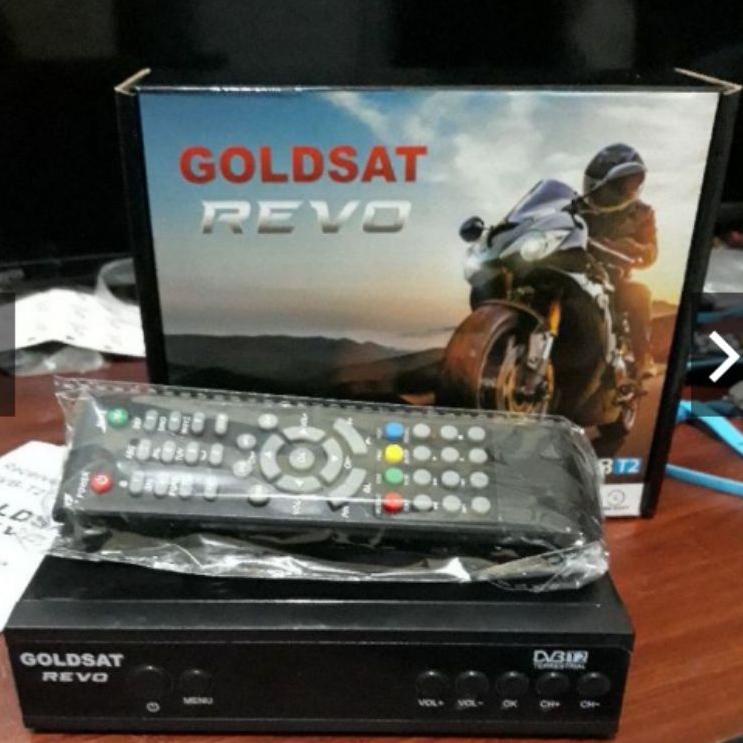 Jual HANYA REMOTE - Remot Stb Goldsat Revo DvbT2/ Remote set top box tv ...