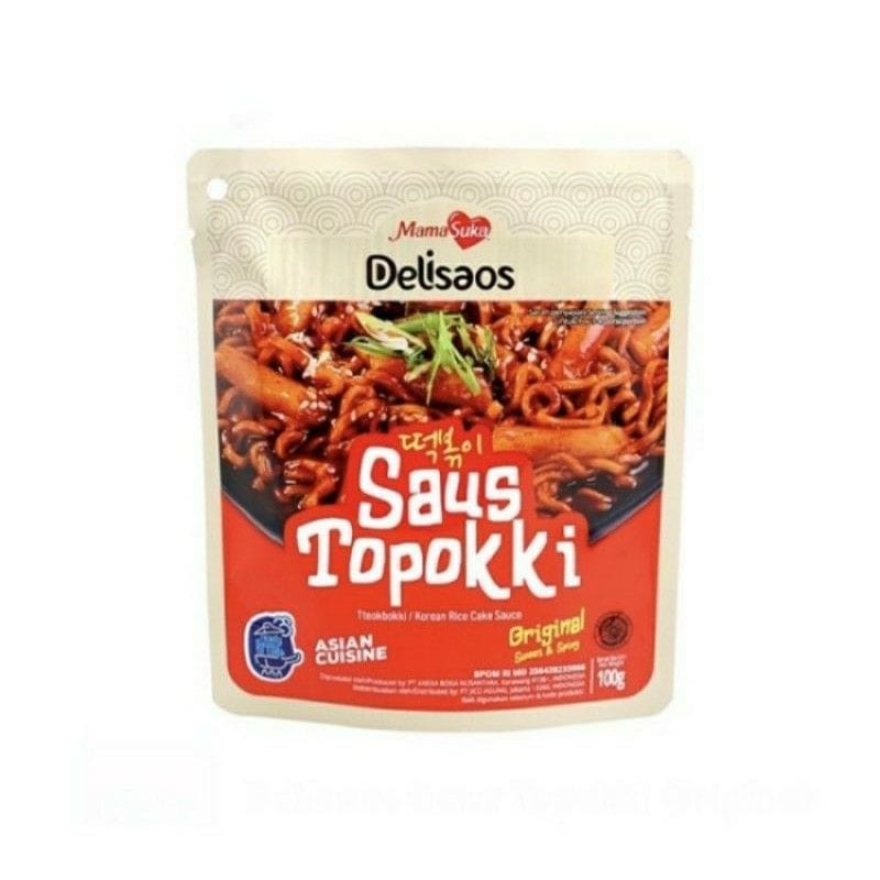 Jual Saus Topokki Original Delisaos Mamasuka 100gr / Saos Toppokki ...