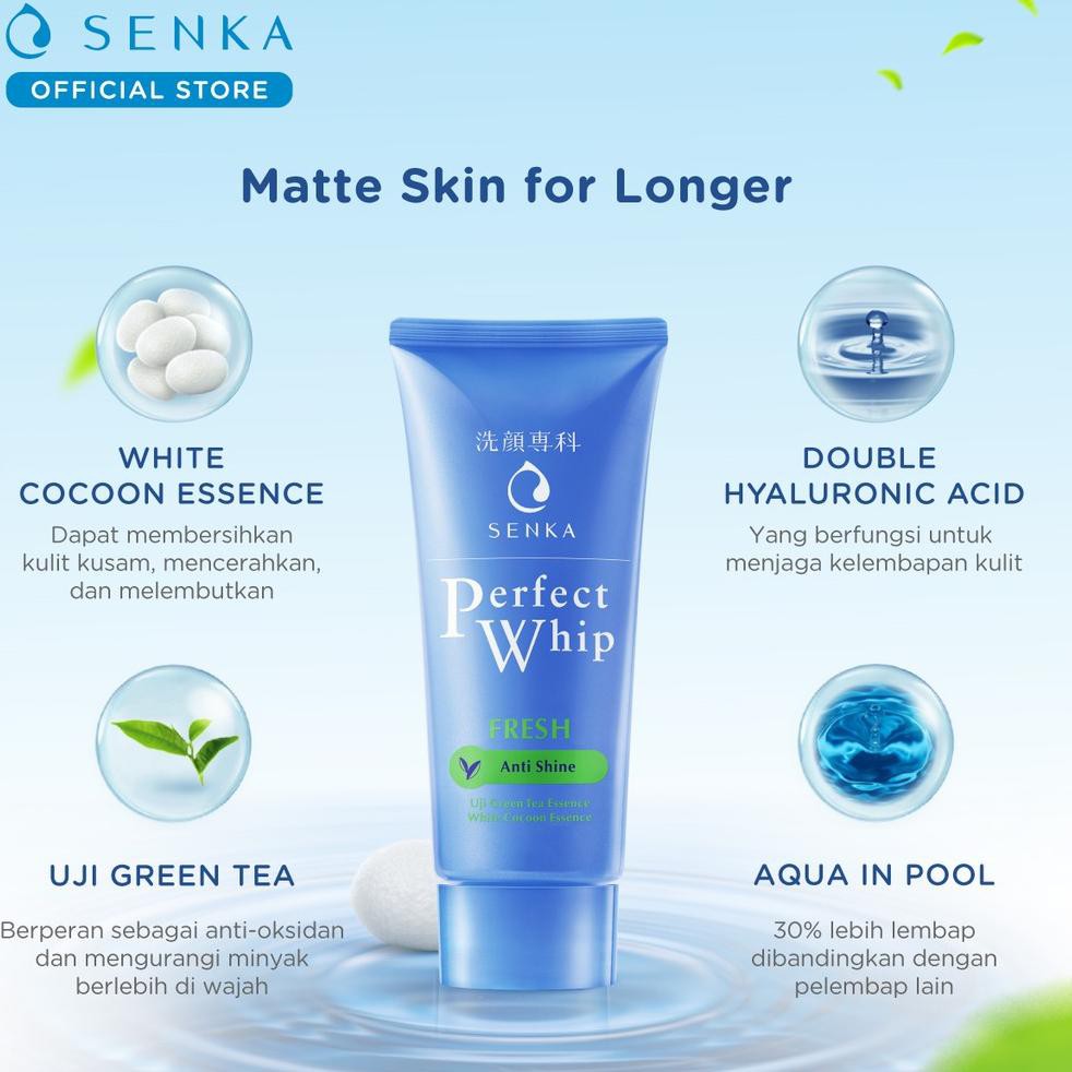 Jual Paling menarik SENKA - Perfect Whip Fresh Anti Shine Facial Foam ...
