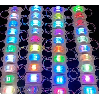 Jual Led 1 mata Injection RGB 12V RGB Terang 12 Volt Variasi Mobil Truk ...