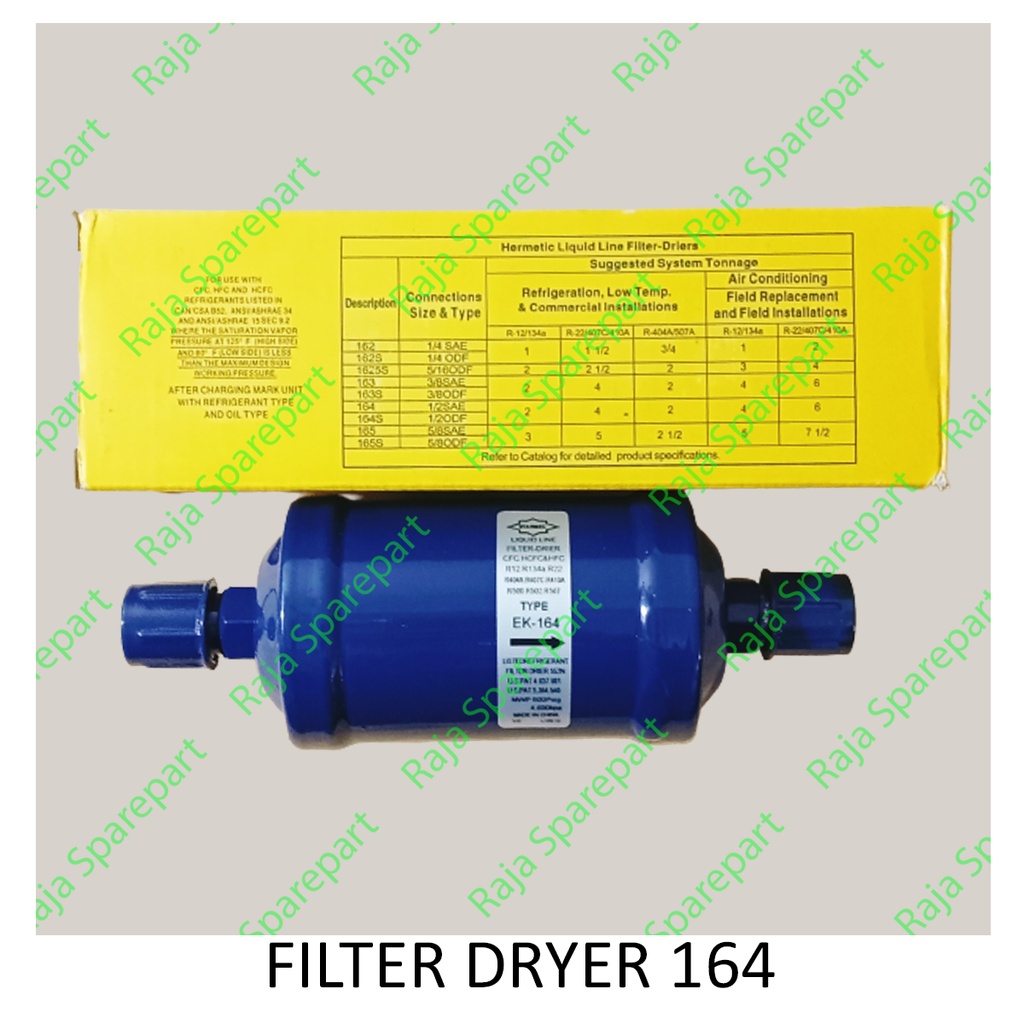 Jual FD164 FILTER DRYER 164 INLET/OUTLET 1/2" | Shopee Indonesia
