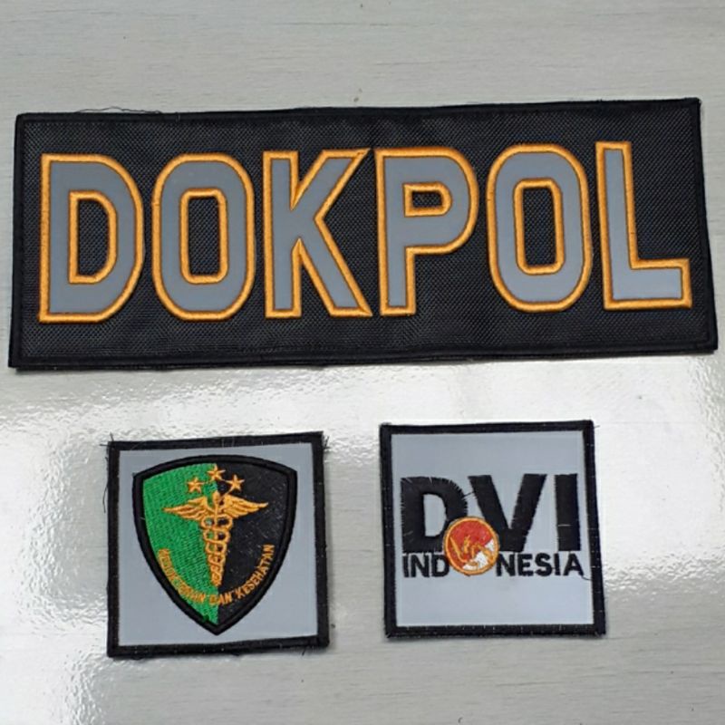 Jual Bordil logo DOKPOL bordir berkualitas | Shopee Indonesia