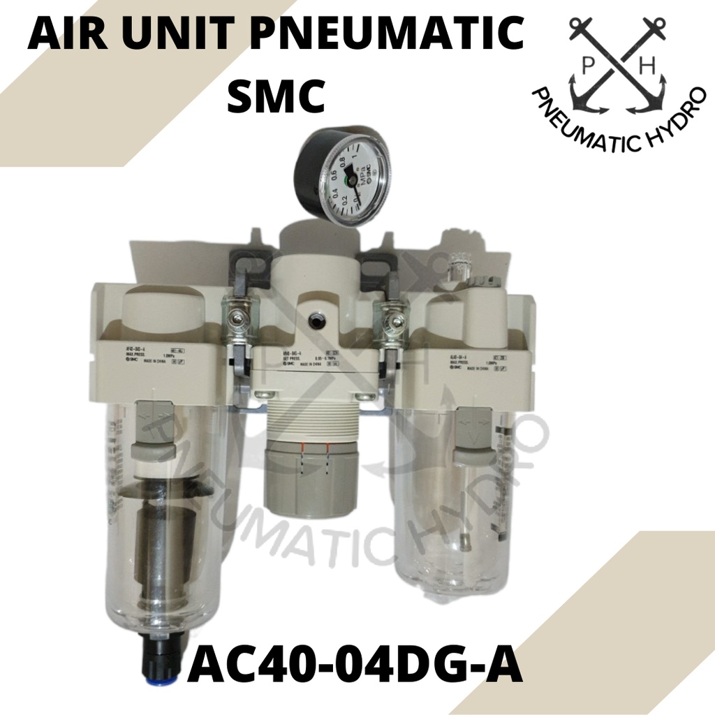 Jual Air Unit Pneumatic SMC AC40-04DG-A | Shopee Indonesia