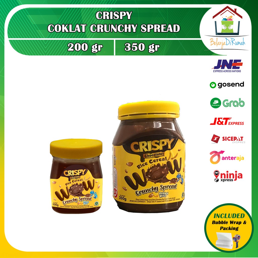 Jual Selai Crispy Chocolatey Crunchy Spread | Shopee Indonesia