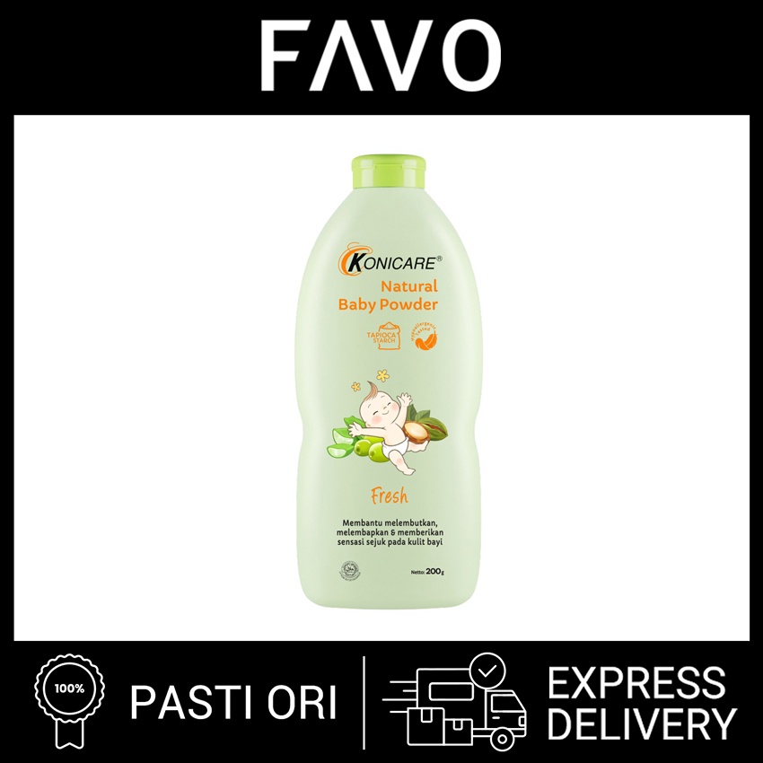 Jual Bedak Bayi - Konicare Natural Baby Powder Fresh - 200 gr | Shopee ...