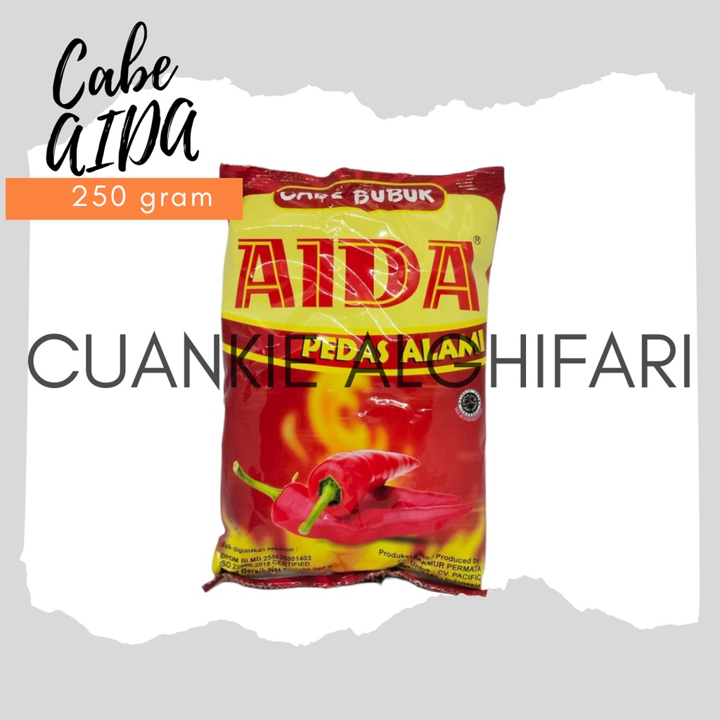 Jual Cabe AIDA 250 gram,nikmat pedas nya,,, | Shopee Indonesia