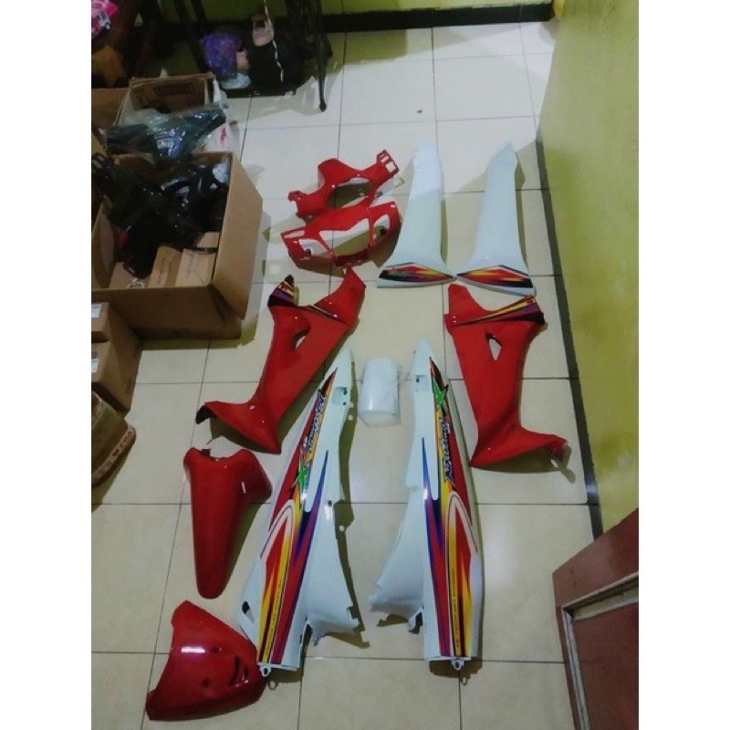 Jual cover body honda karisma x karisma D 125 body halus dan kasar ...