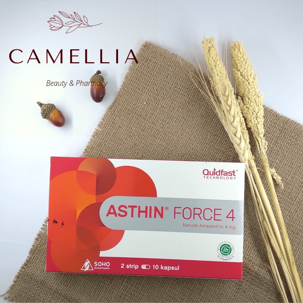 Jual Asthin Force 4 Astaxanthin Isi 20 Kapsul | Shopee Indonesia