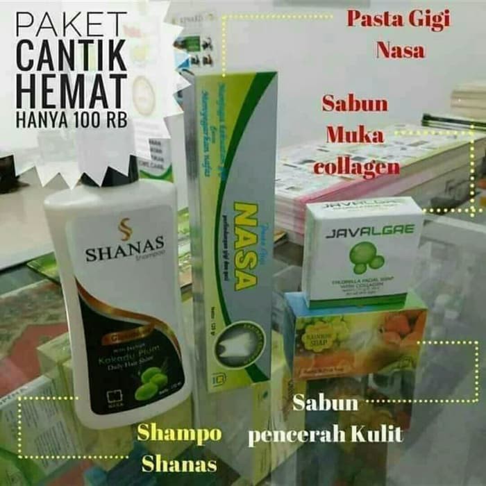 Jual Paket Hemat Nasa Lengkap isi 4 Produk(PGN,JAVALAGE,SHANAS,RAINBOW) Kecantikan Herbal ...