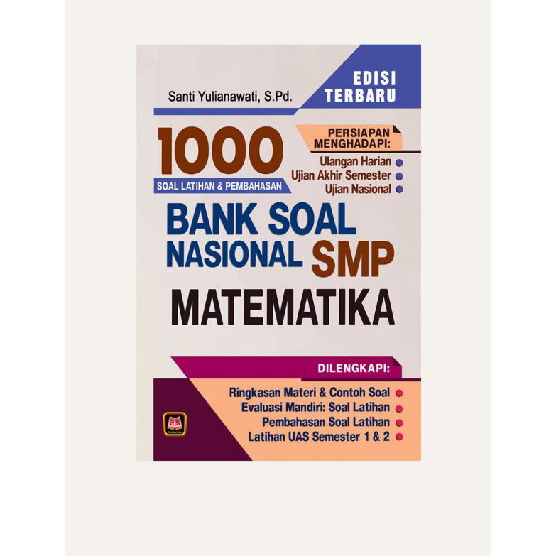 Jual BANK SOAL NASIONAL SMP Matematika Kelas 7 8 9 K13N 1000 Soal ...