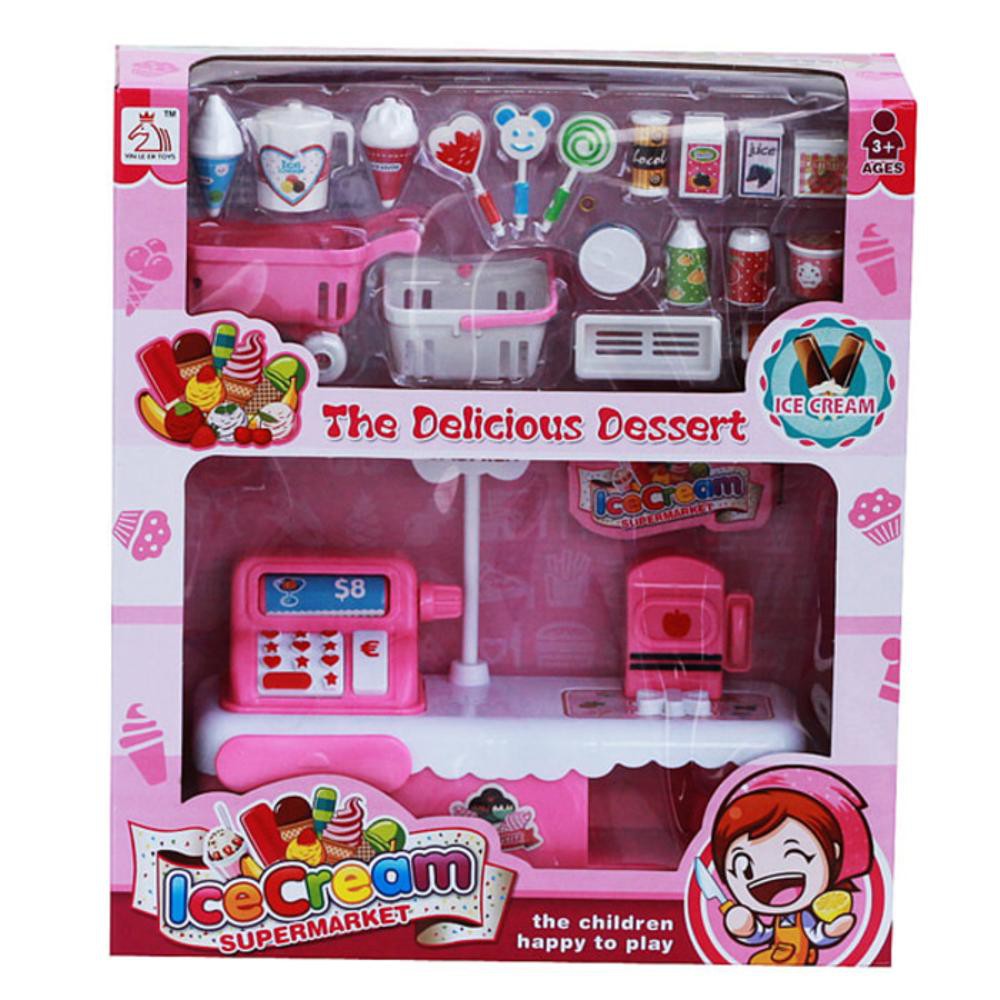 Jual MAINAN ANAK ICE CREAM SUPERMARKET DELICIOUS DESSERT BOX | Shopee ...