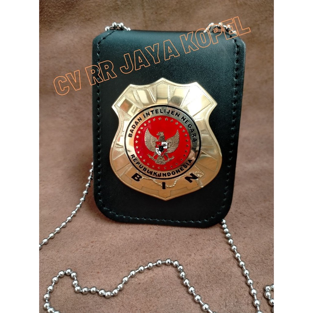 Jual Dompet ID Card Kalung Lencana KTA logo BIN terlaris | Shopee Indonesia