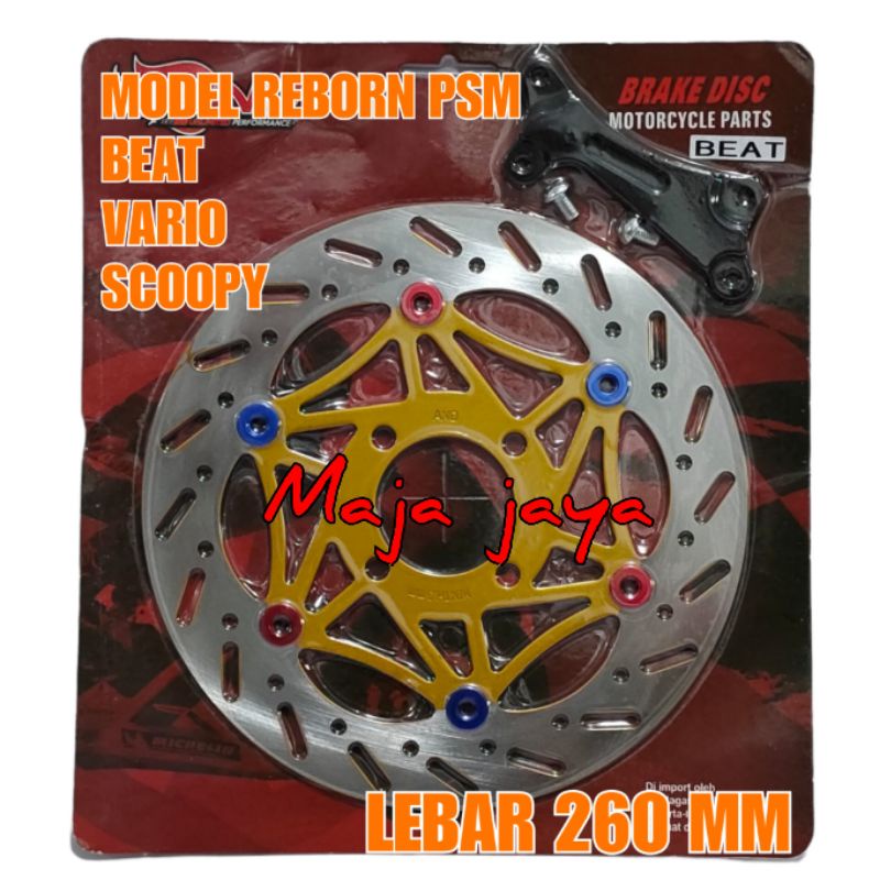 Jual Disc brake Beat Model bulat PSM Reborn Piringan cakram Beat Vario ...