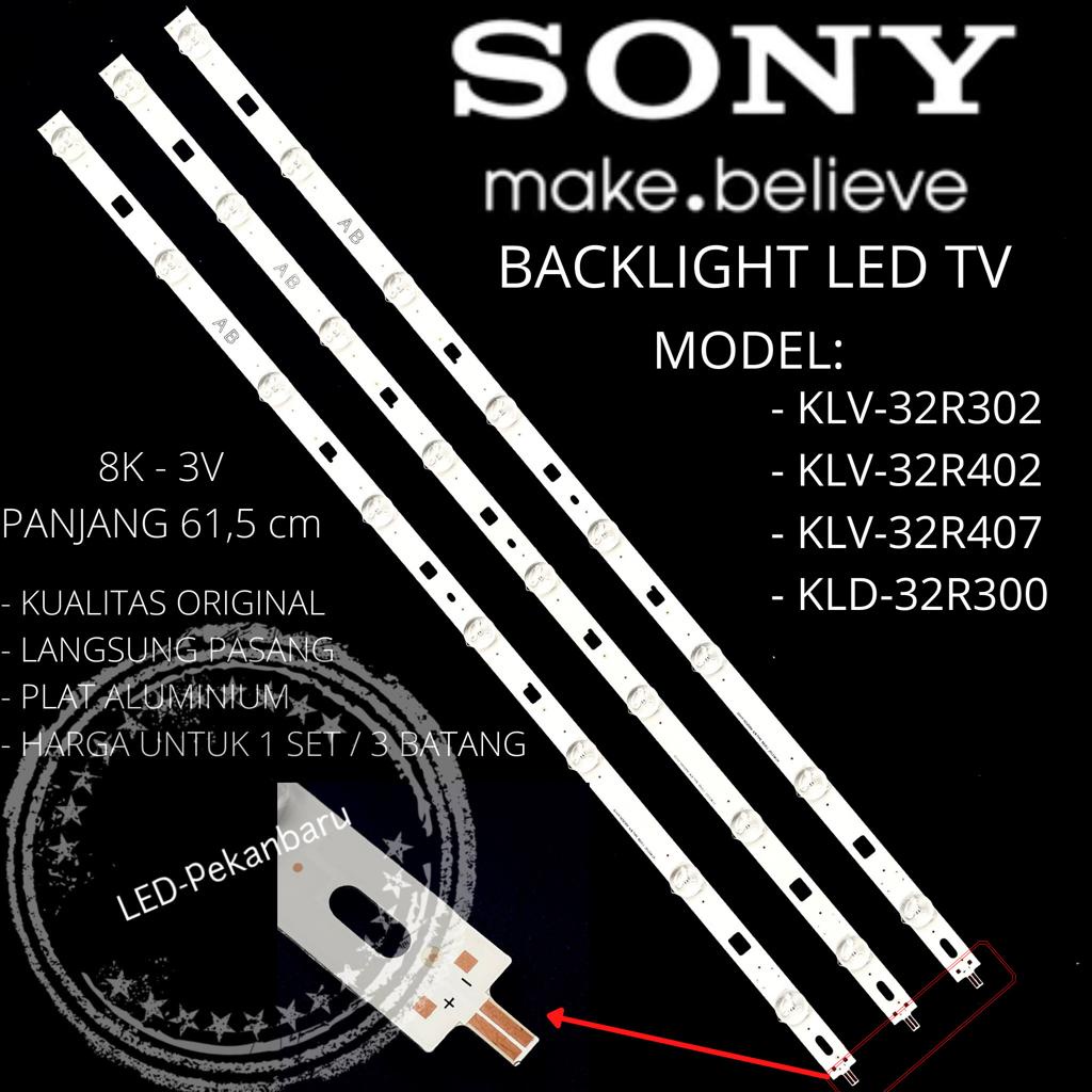 Jual BACKLIGHT SONY LED KLV32R402A KLV32EX33A KDL32R300B 32R300 BL ...