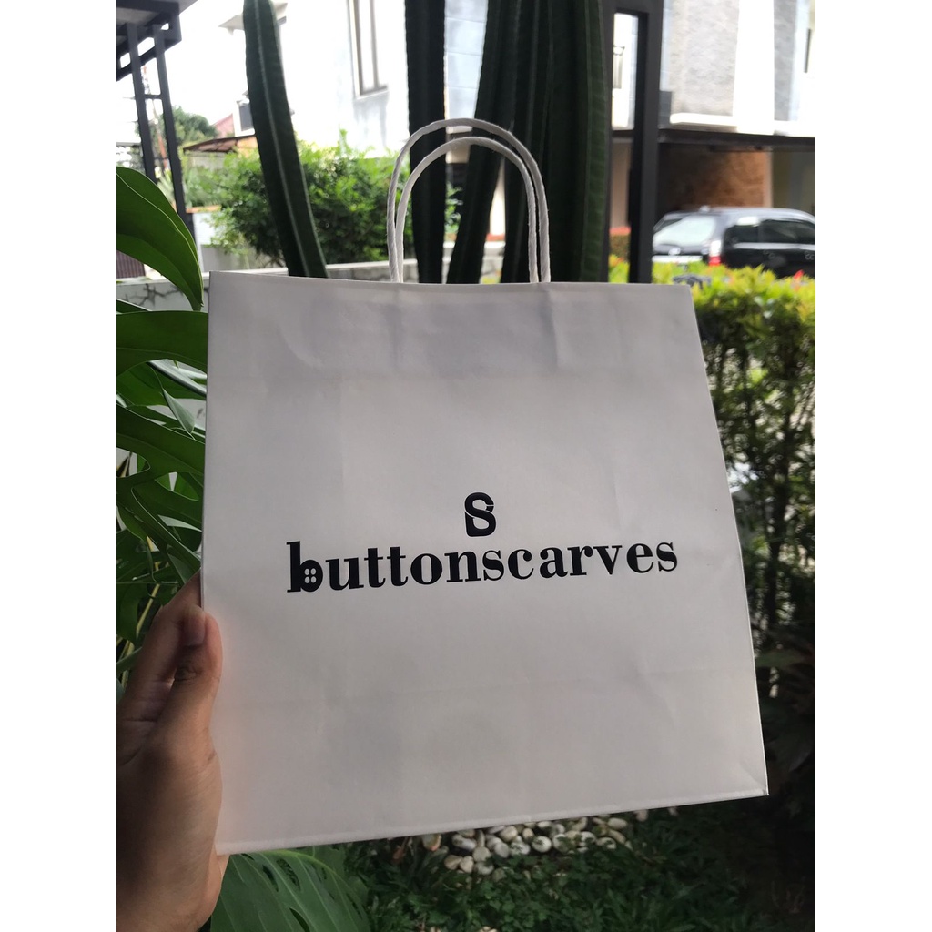 Jual Paperbag Buttonscarves (hanya bisa dengan pembelian product scarf ...
