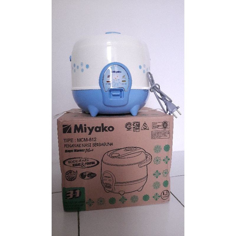 Jual Promo Rice Cooker MIYAKO MCM-612 1,2 18BH 18 BH Berlian Hitam Awet ...