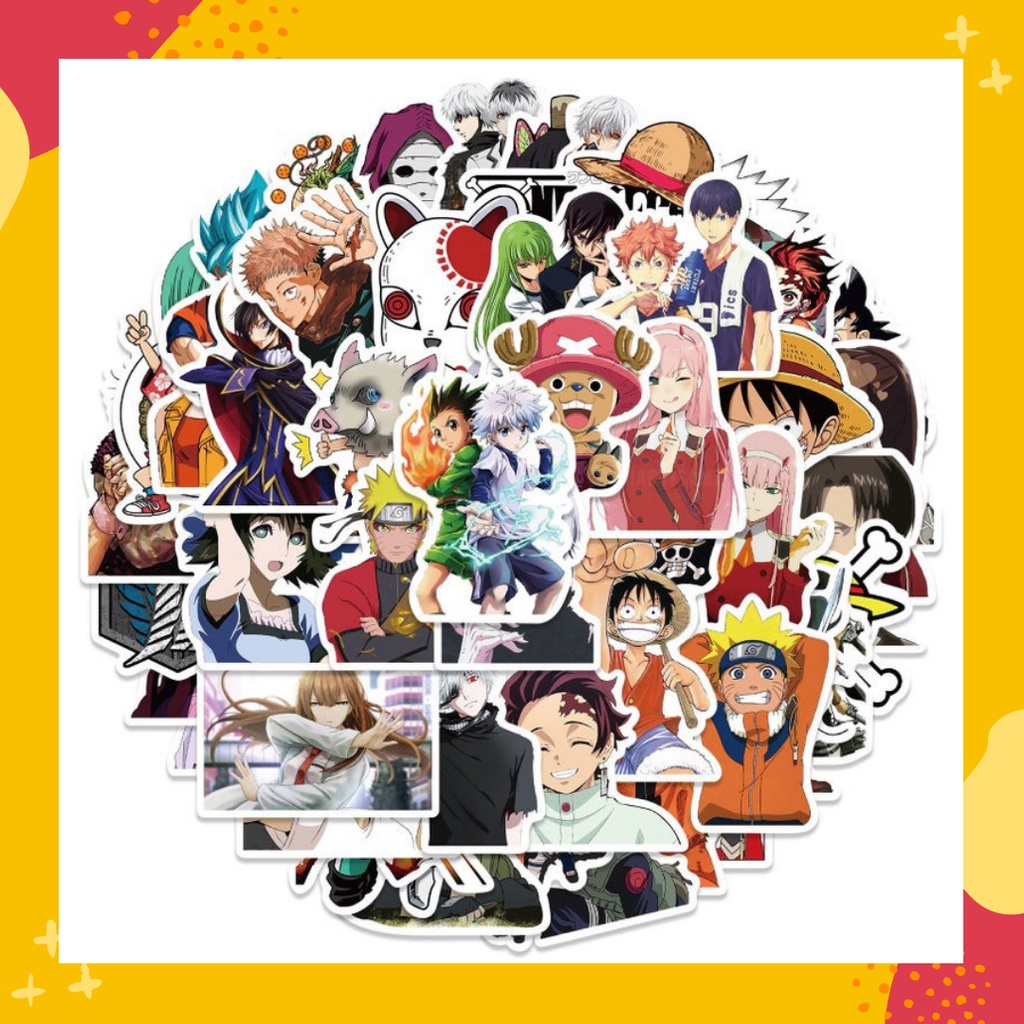 Jual Sticker Anime Random 2-5 Cm | Shopee Indonesia